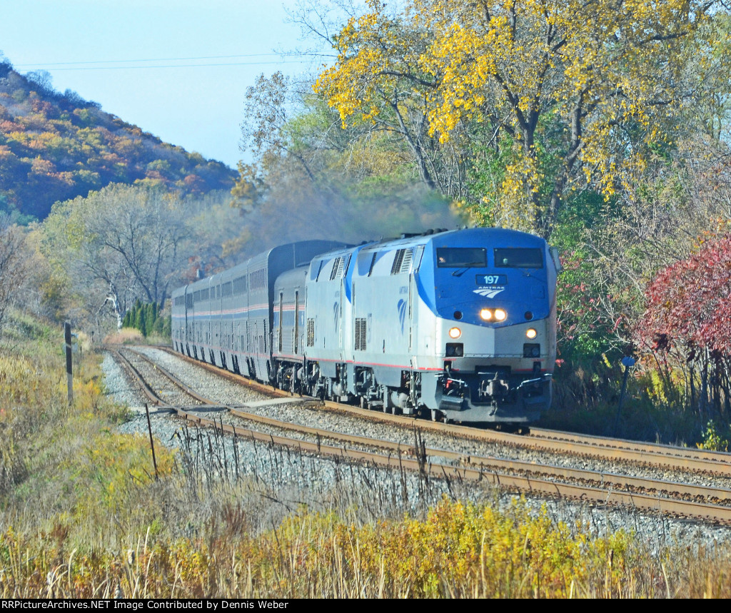 Amtrak 197, CP's River Sub.